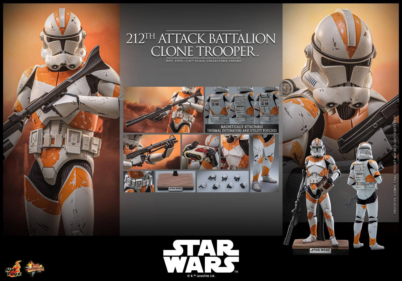 *PRE-ORDER 212th Attack Battalion Clone Trooper - Star Wars: Revenge Of ...