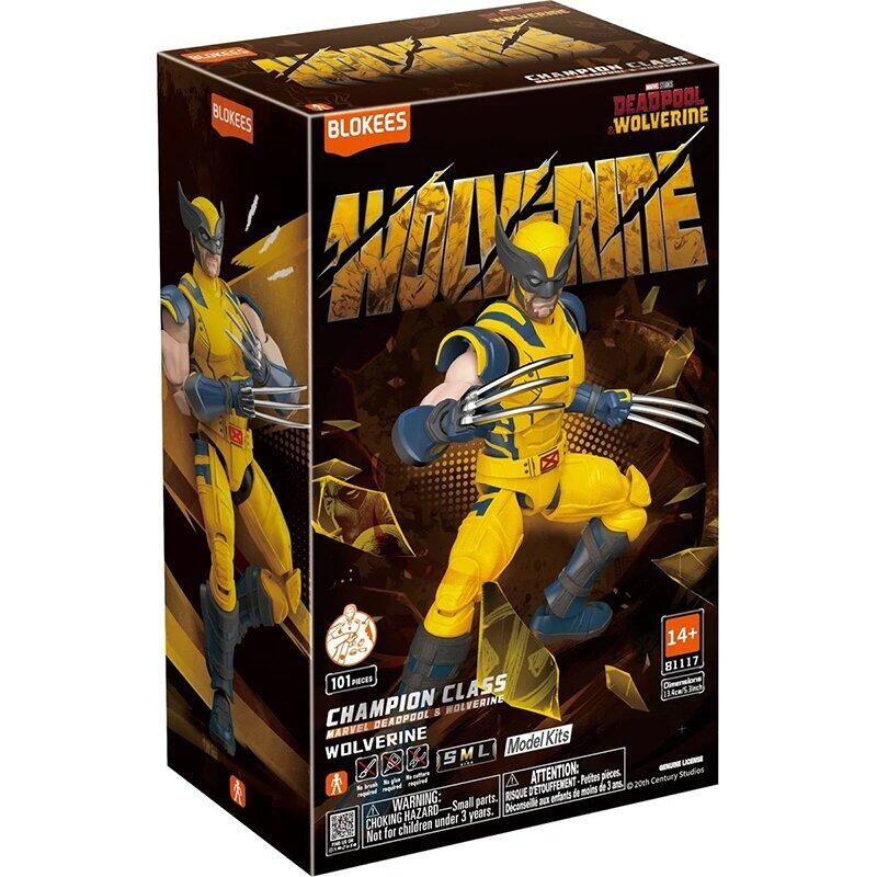 Marvel Champion Class Blokees Deluxe Model Kit - Wolverine