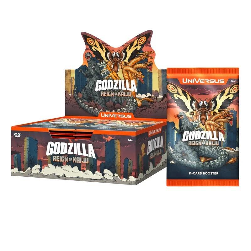 Universus Godzilla Reign Of Kaiju Trading Card Game - Booster Pack