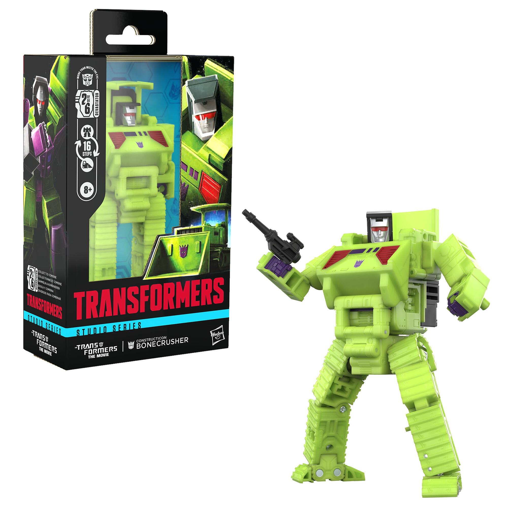 Transformers Studio Series 86 Deluxe Class Action Figure - Construction Bonecrusher