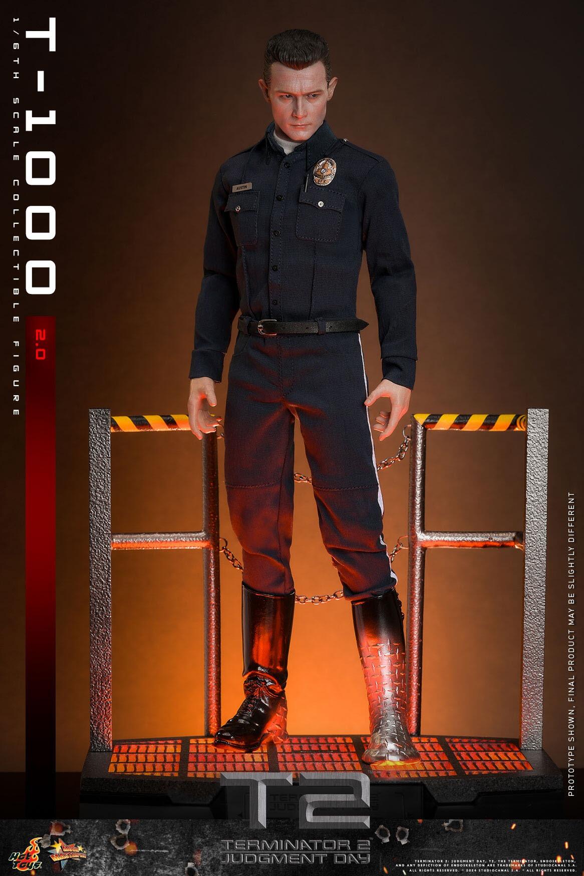 T-1000 (2.0) - Terminator 2: Judgement Day Hot Toys Collectibles 1/6 Scale Action Figure