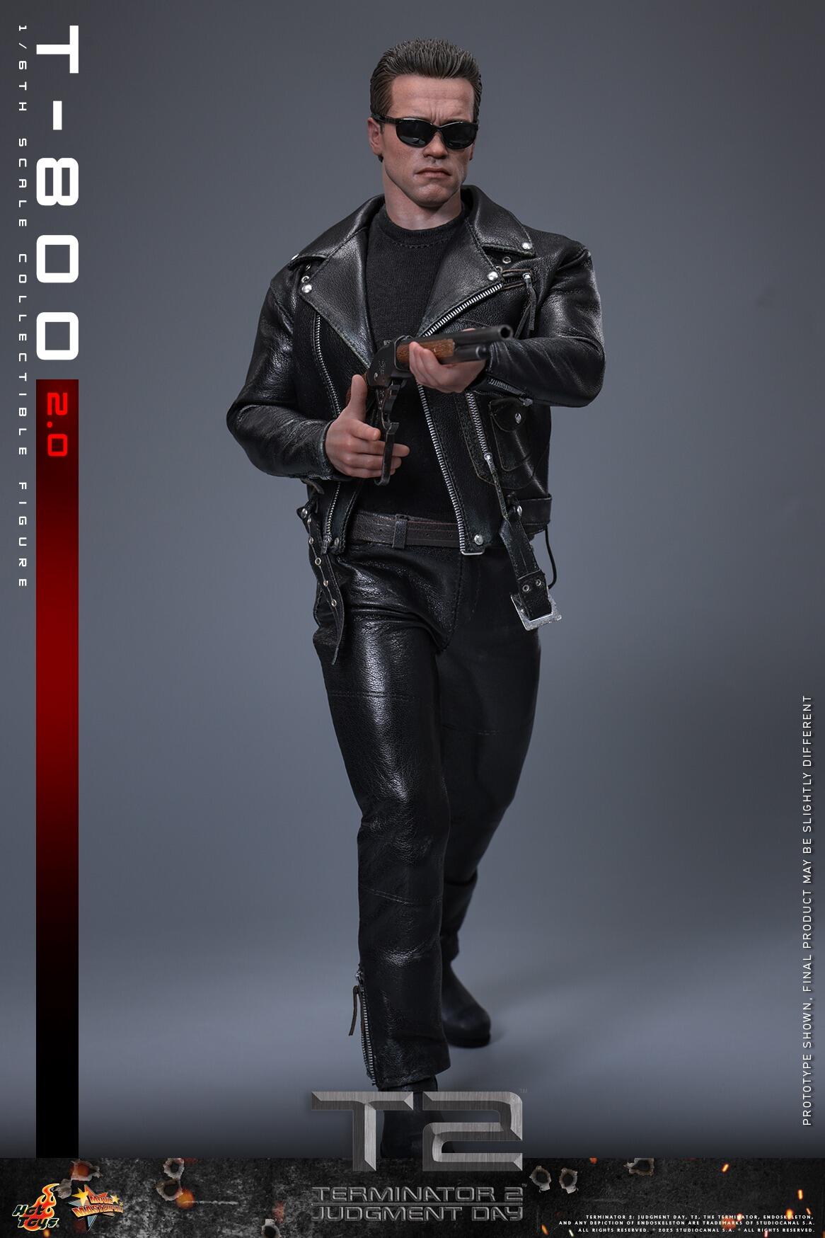 *PRE-ORDER T-800 Terminator (2.0) - Terminator 2: Judgement Day Hot Toys Collectibles 1/6 Scale ...