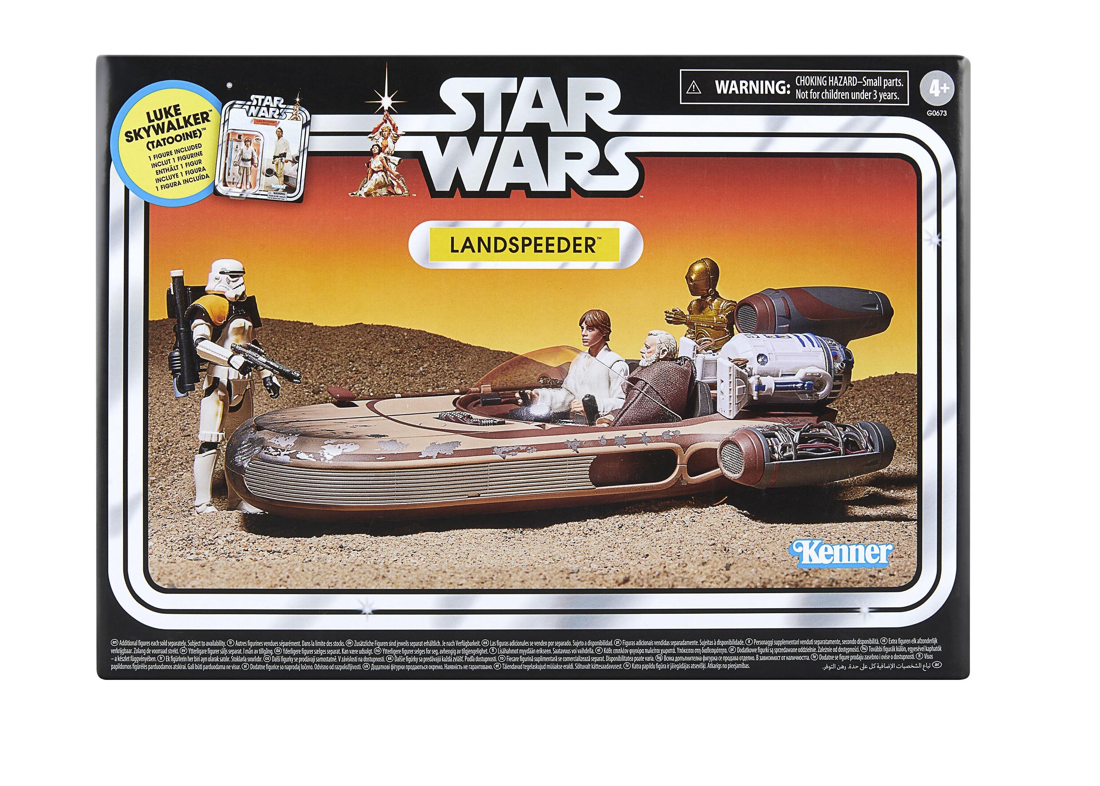 Star Wars The Vintage Collection 3.75 Inch Action Figure Vehicle - Luke ...