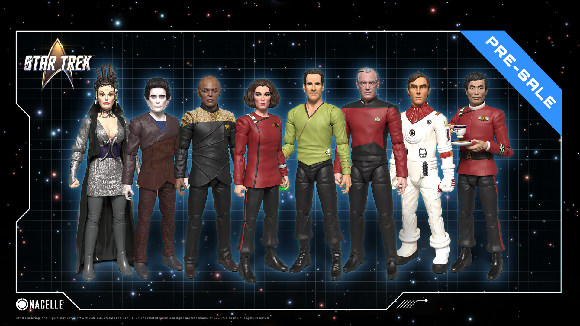 *PRE-ORDER Star Trek Action Figure Wave 1 - Set of 8