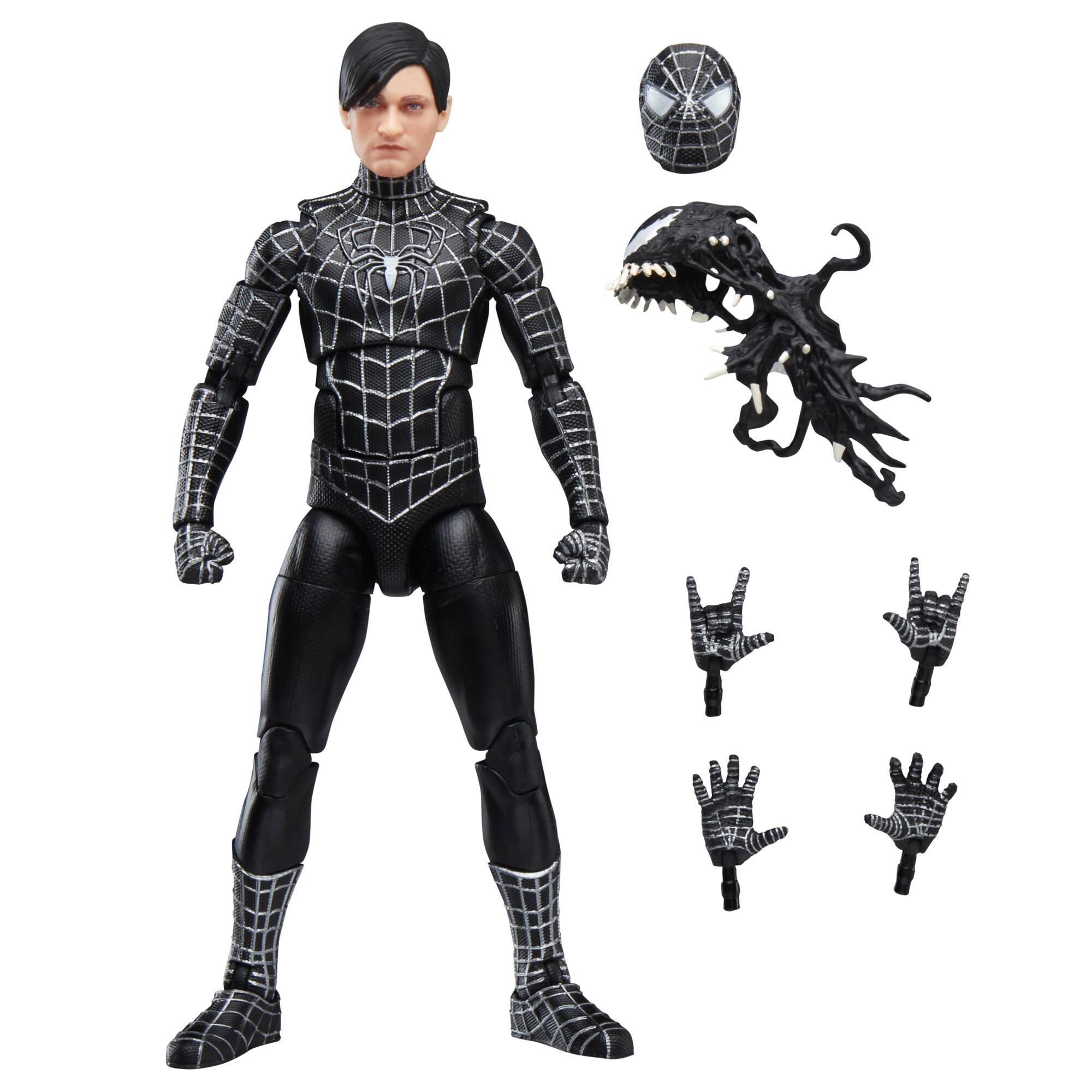 Marvel Legends Spider-Man 6-inch Scale Action Figure - Black Suit ...