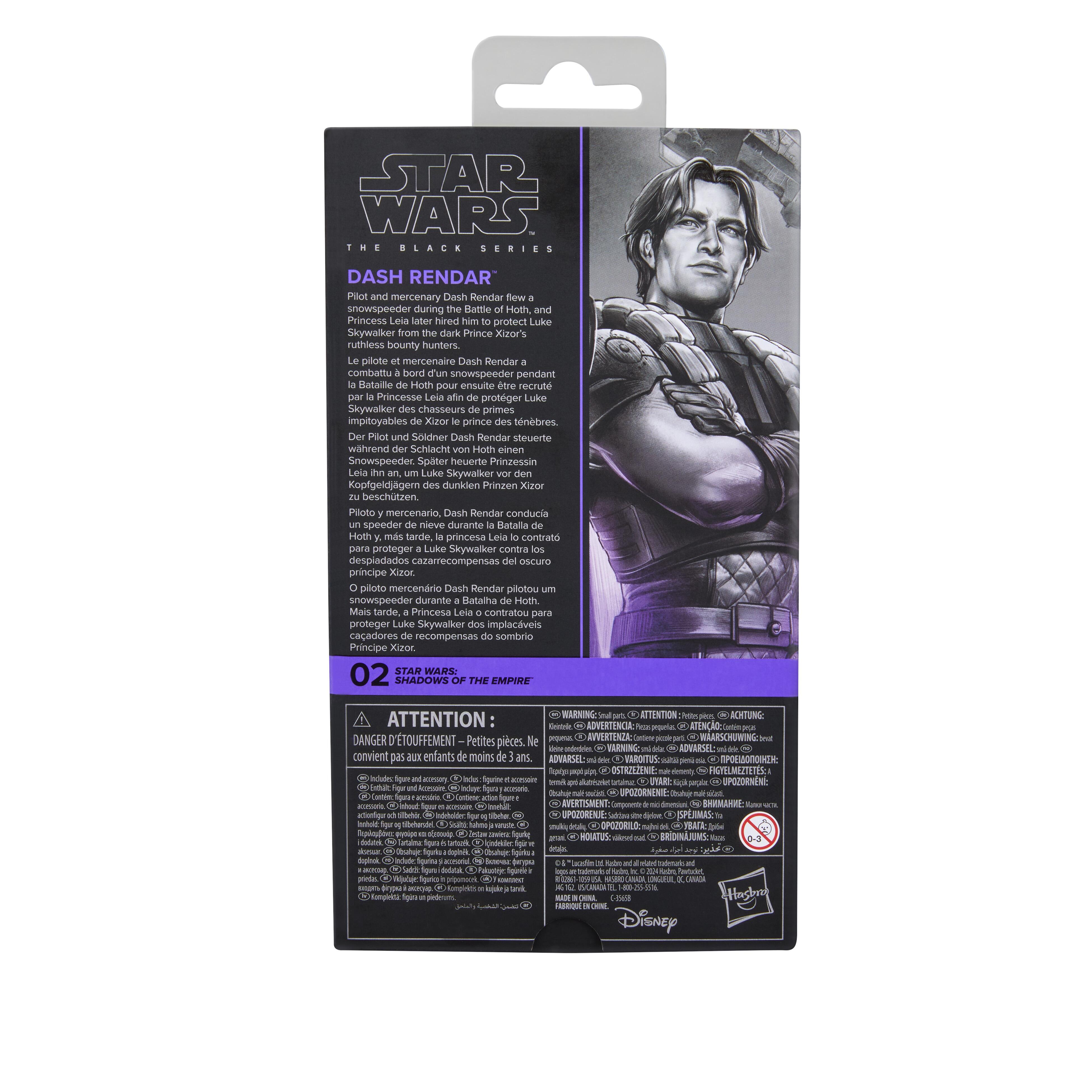 Star Wars Black Series 6 Inch Exclusive Action Figure - Dash Rendar