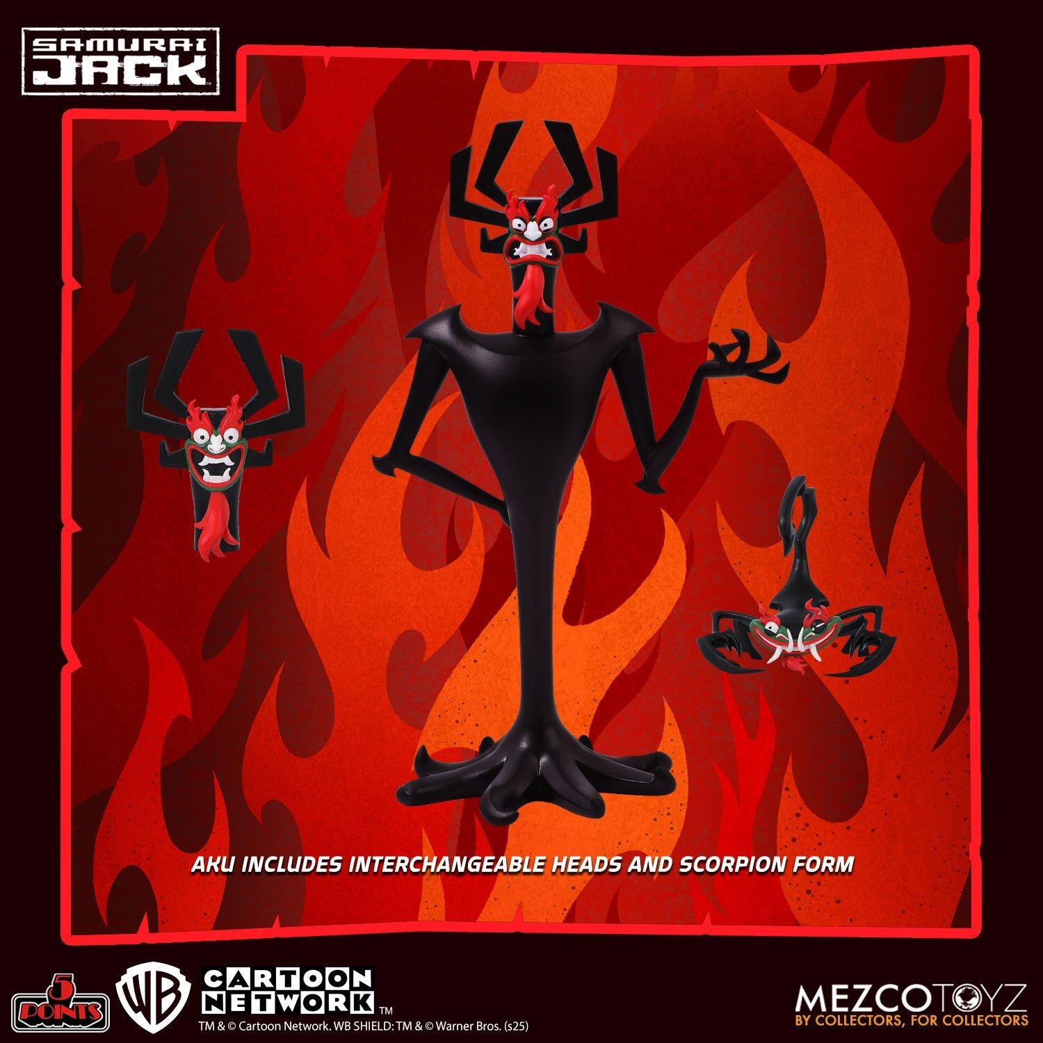 *PRE-ORDER Samurai Jack 5 Points Deluxe Action Figure - Set of 3