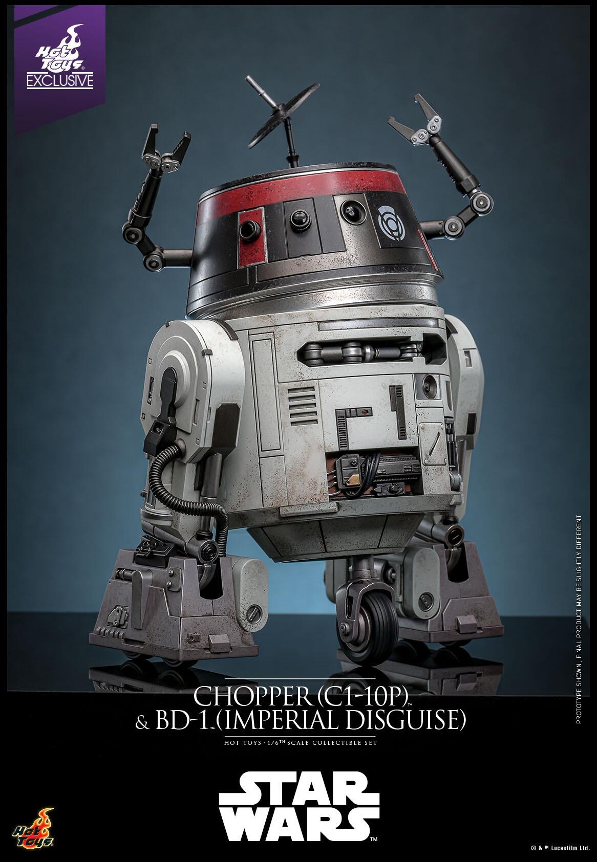 C1-10P Chopper & BD-1 (Imperial Disguise) - Star Wars Hot Toys ...
