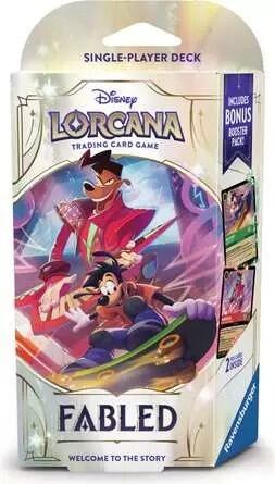 Disney Lorcana Fabled Trading Card Game - Starter Deck (Max Goof ...