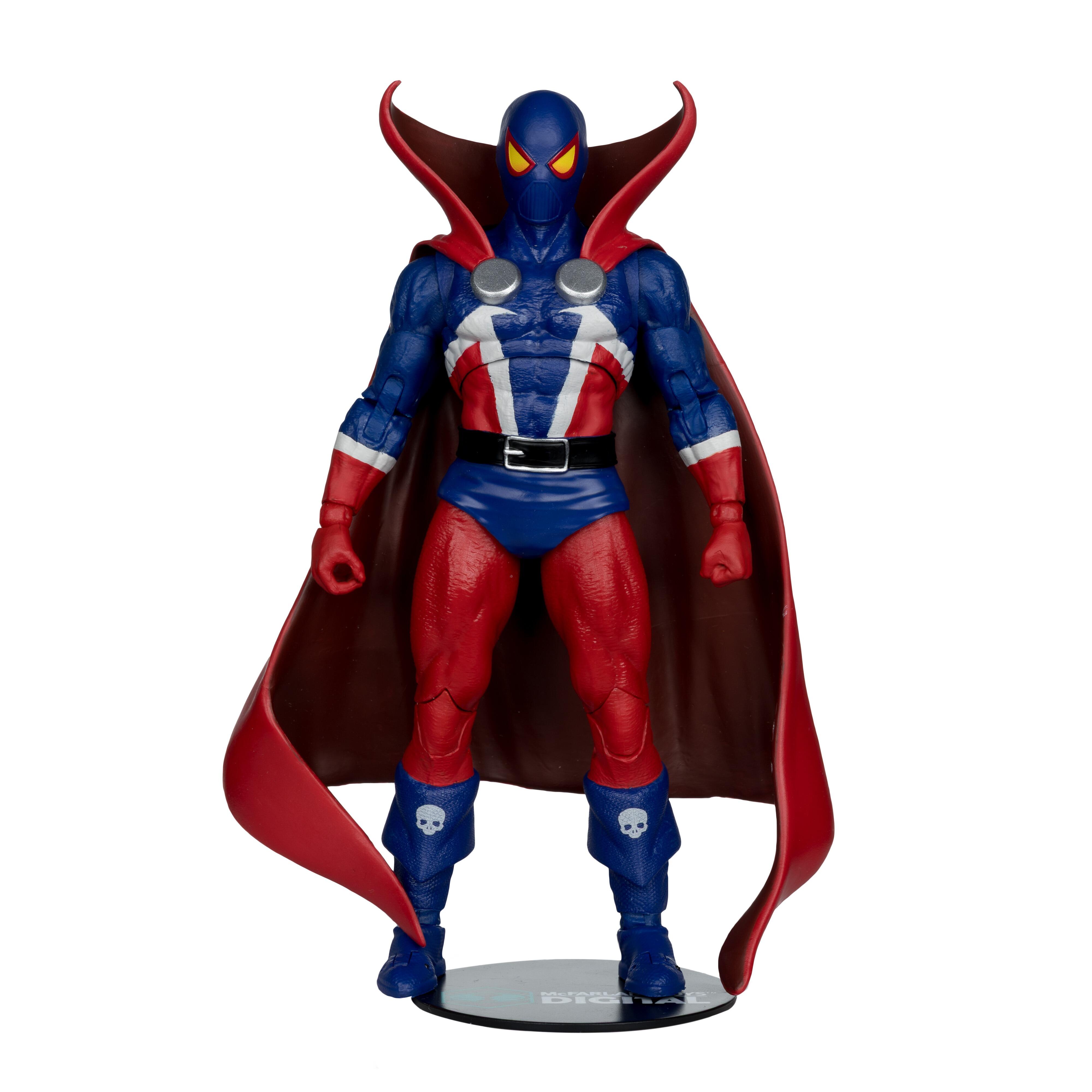 Spawn 7 Inch Action Figure w/ Comic - Spawn 1977 (Red Platinum)