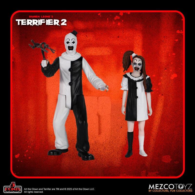*PRE-ORDER Terrifier 2 Mezco 5 Points Action Figure - Set of 2