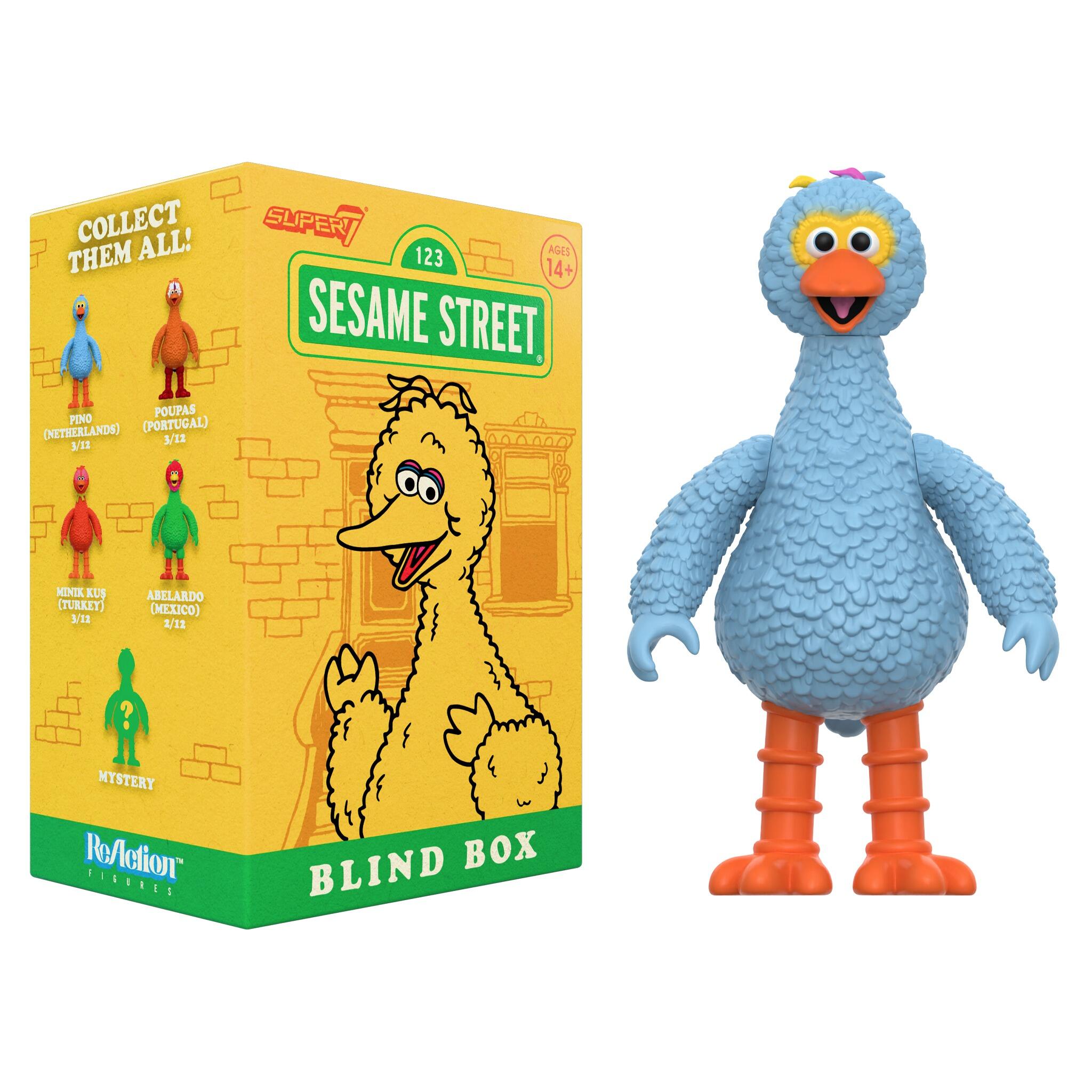 Sesame Street ReAction Action Figure Wave 5 Blind Box - Big Birds From ...