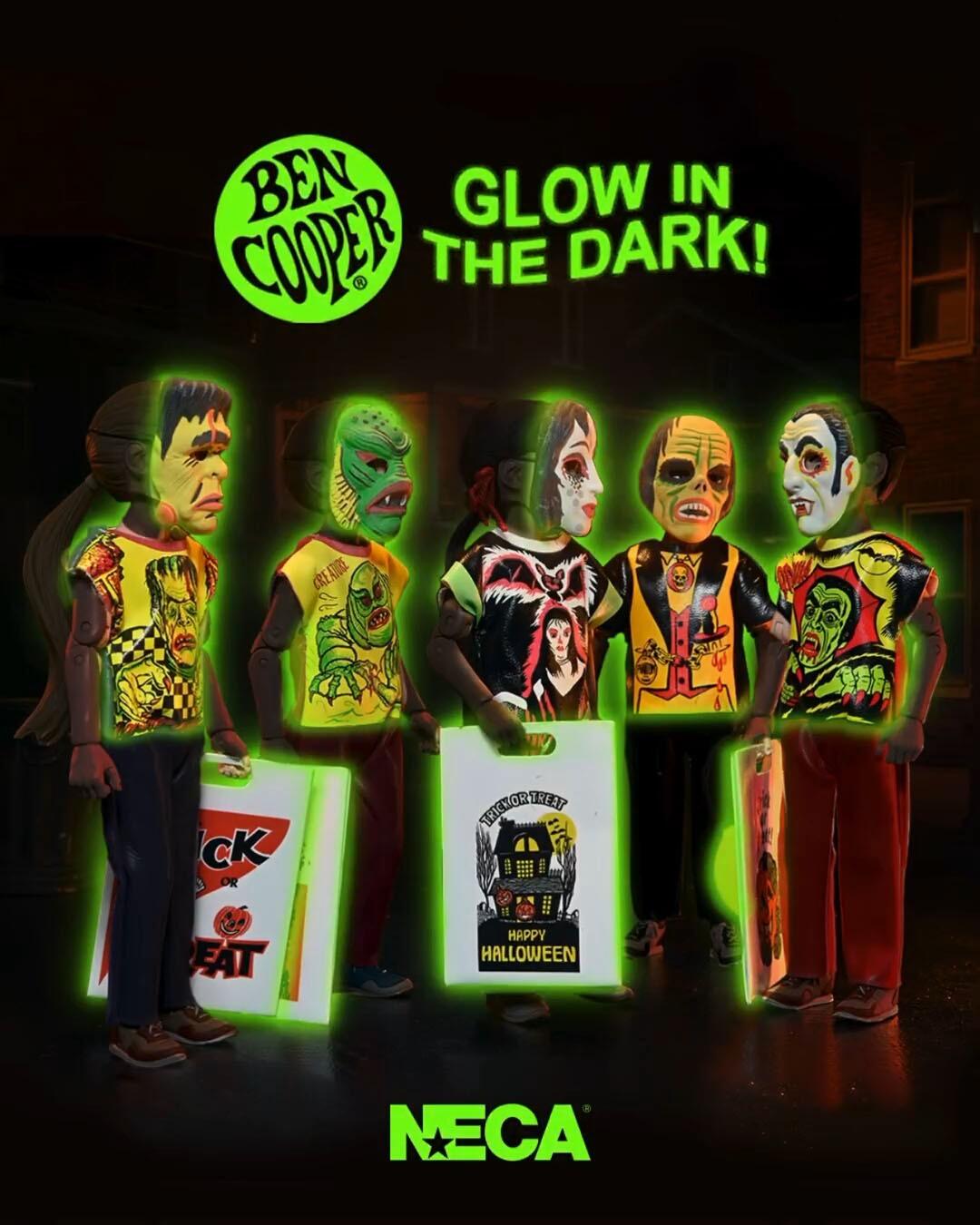 Ben Cooper Costume 6 Inch Action Figure Glow In The Dark Series 1 - Set ...