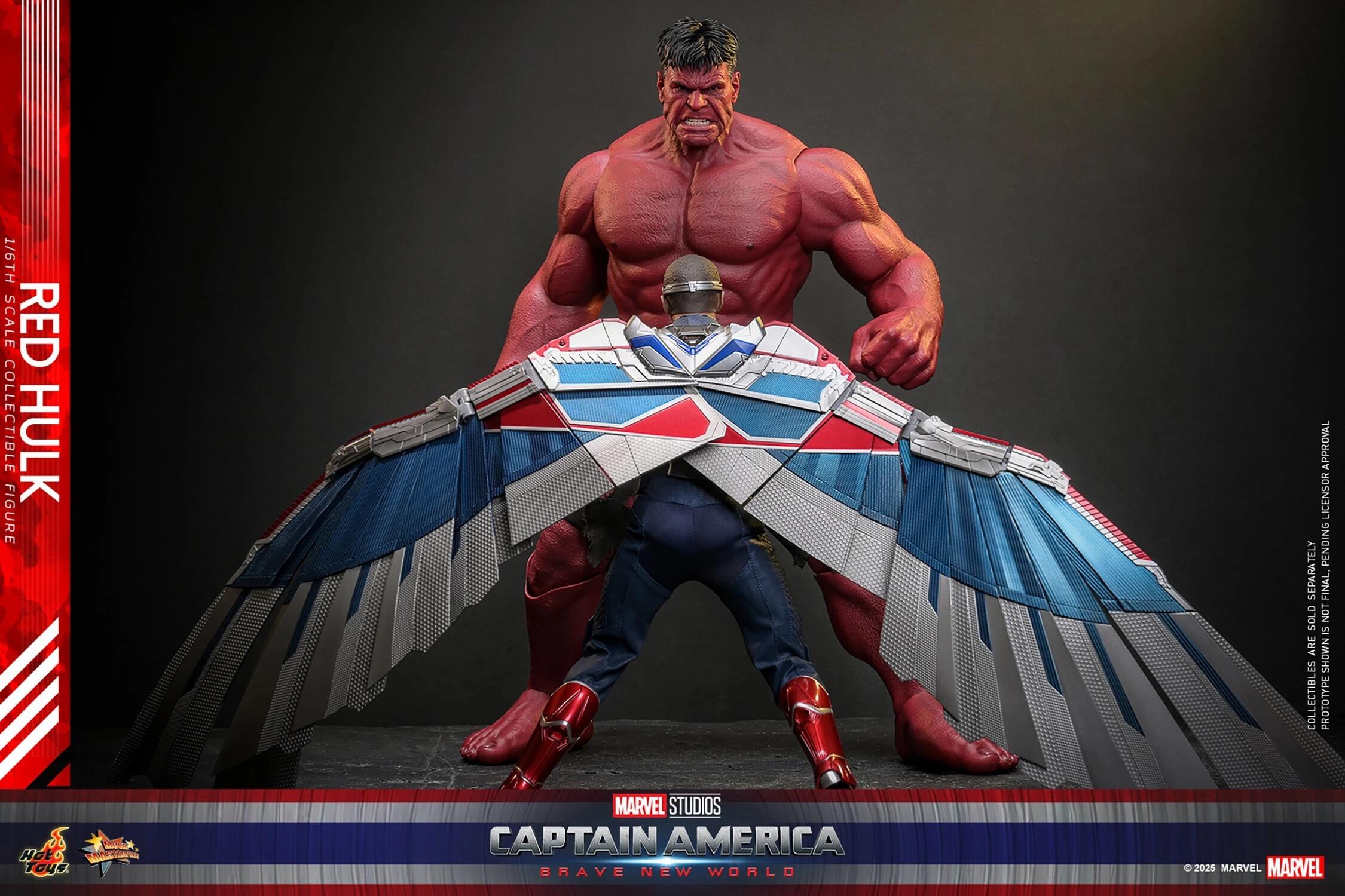 *PRE-ORDER Red Hulk - Marvel Captain America: Brave New World Hot Toys ...