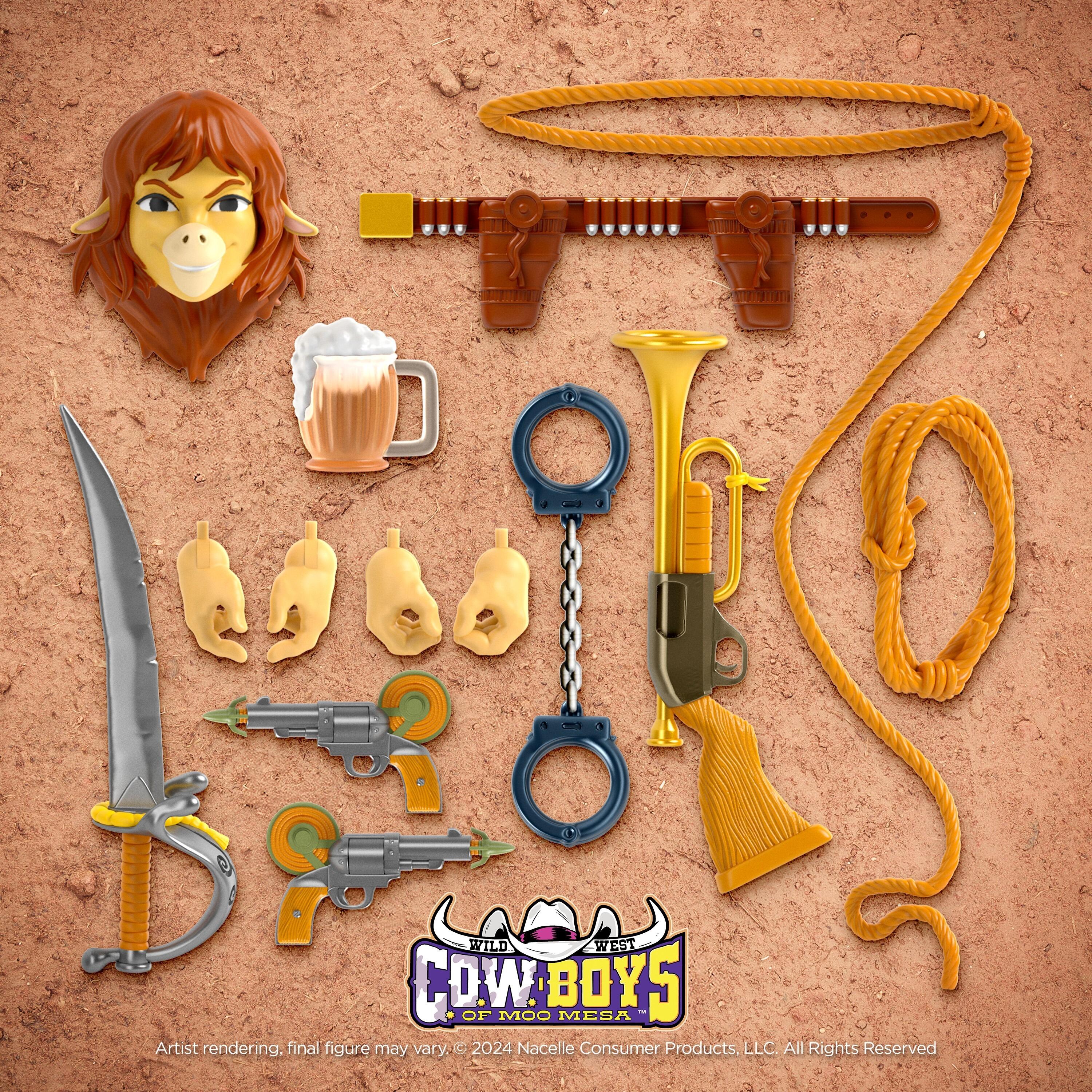 C.O.W.-Boys of Moo Mesa 7-Inch Scale Action Figure Wave 1 - Cowlamity Kate