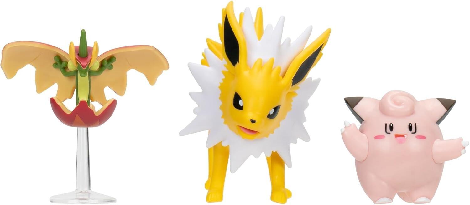 Pokémon Battle Figure 3 Pack W22 - Clefairy, Flappie & Jolteon