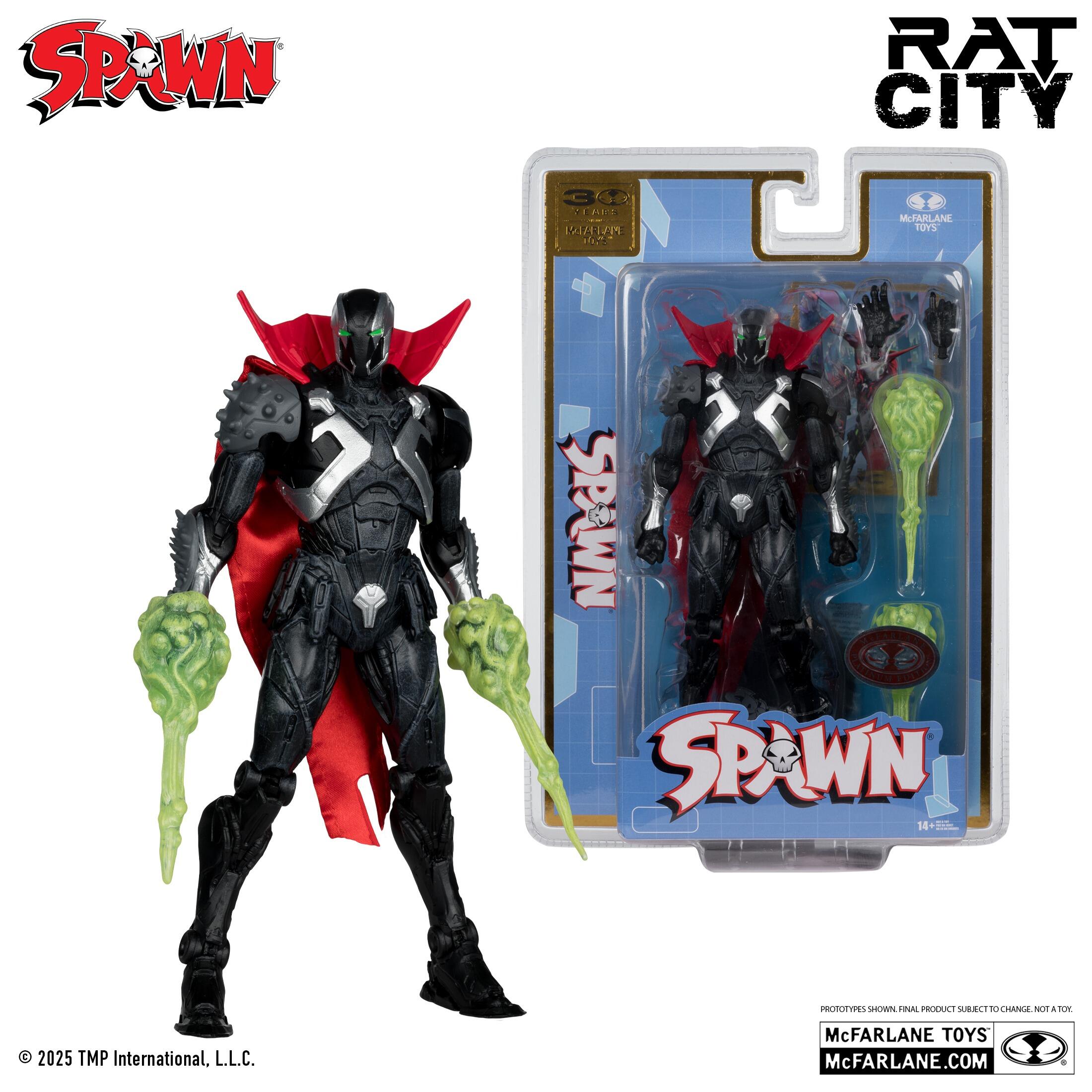 Spawn 7 Inch Action Figure Wave 8 - The Deviant (Rat City)(Platinum ...