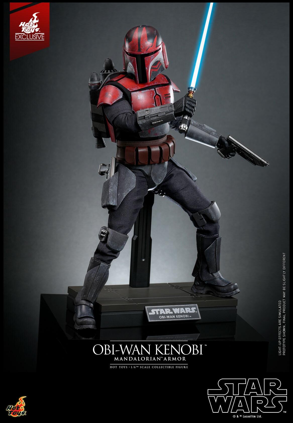 Obi-Wan Kenobi (Mandalorian Armor) - Star Wars: The Clone Wars Hot Toys ...