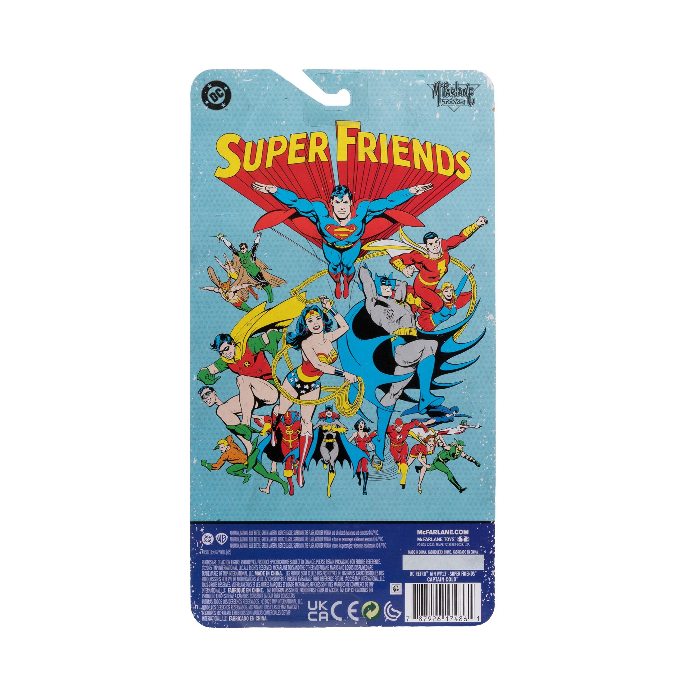 McFarlane DC Retro Super Friends 6 Inch Action Figure Wave 13 - Captain ...