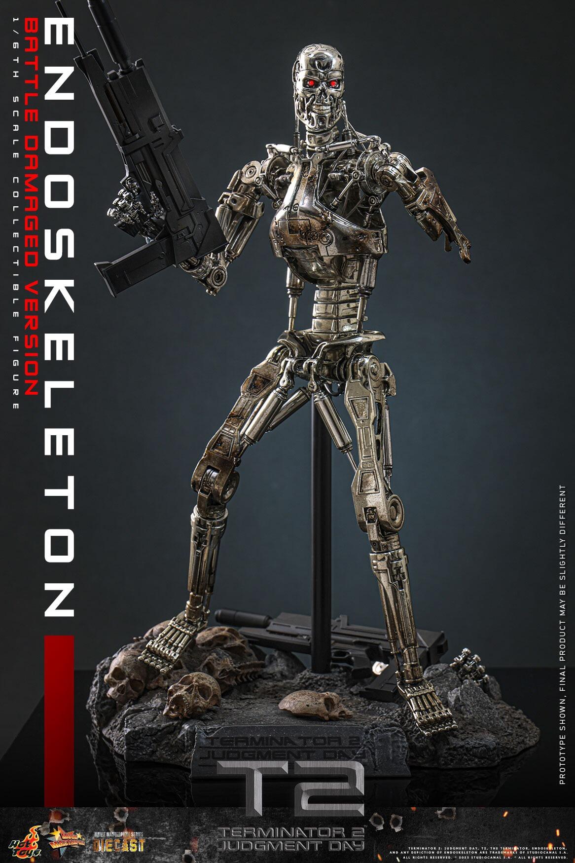 *PRE-ORDER Endoskeleton (Battle Damaged) - Terminator 2 Hot Toys ...