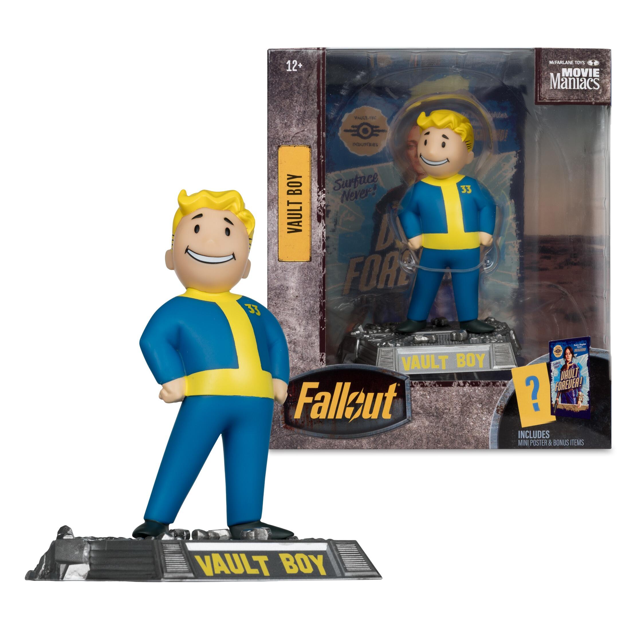 Fallout (Amazon Show) Movie Maniacs 6 Inch Posed Figure - Vault Boy ...