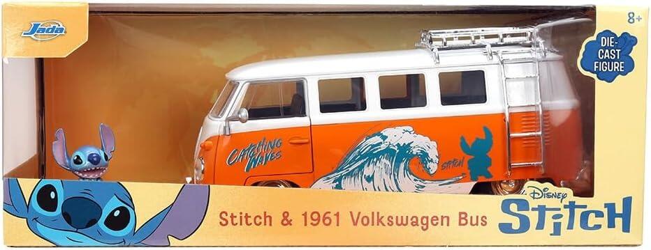 Lilo & Stitch Stitch & 1961 Volkswagen Bus Jada Hollywood Rides Die ...