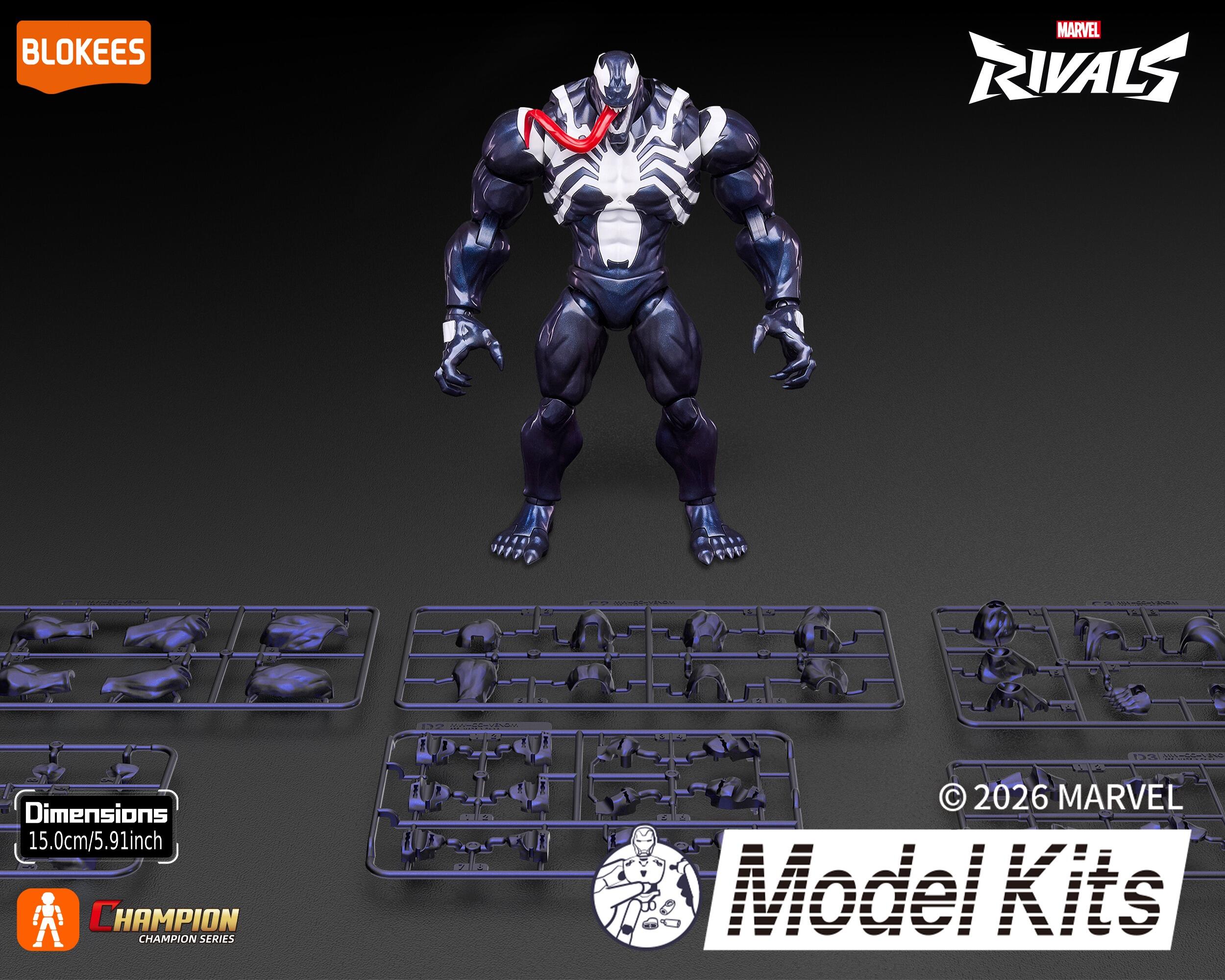 *PRE-ORDER Marvel Champion Class Blokees Deluxe Model Kit - Venom (Rivals)