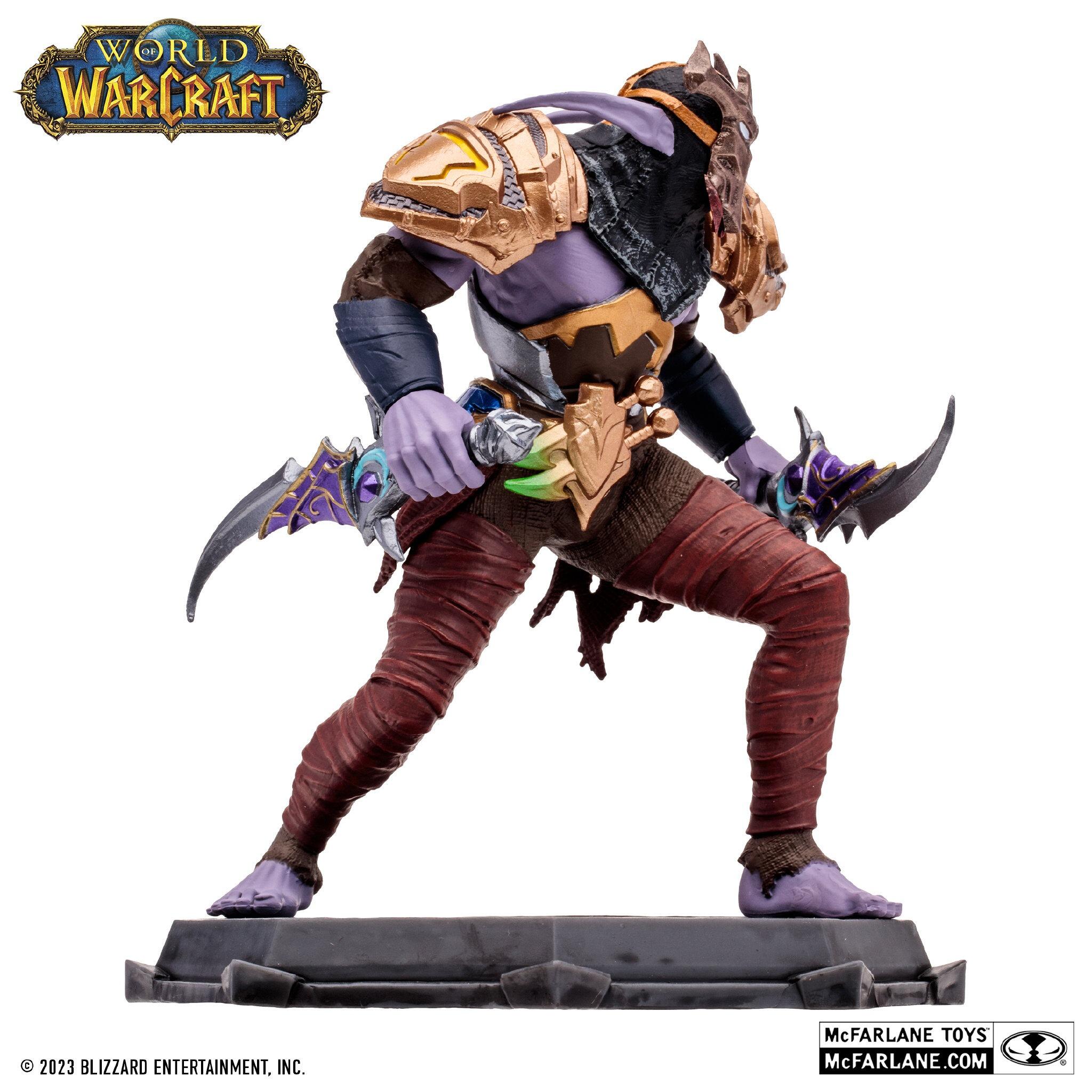 World of Warcraft 6 Inch Posed Figure Wave 1 - Elf Druid/ Rogue (Epic)