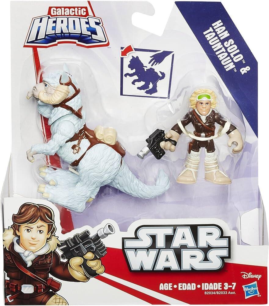 Star Wars Galactic Heroes Action Figure - Han Solo and Tauntaun