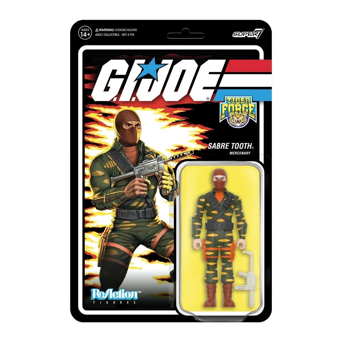 G.I. Joe ReAction Action Figure Wave 8 - Sabre Tooth