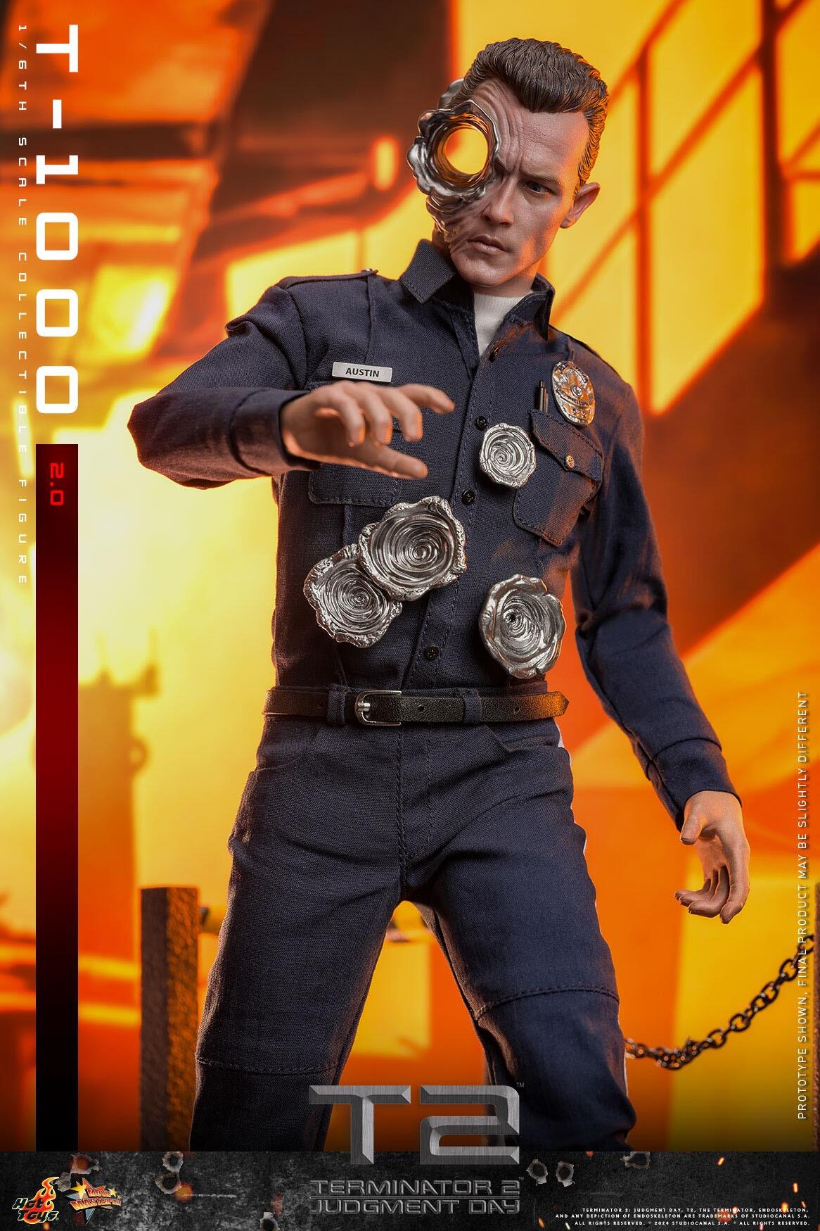 T-1000 (2.0) - Terminator 2: Judgement Day Hot Toys Collectibles 1/6 ...