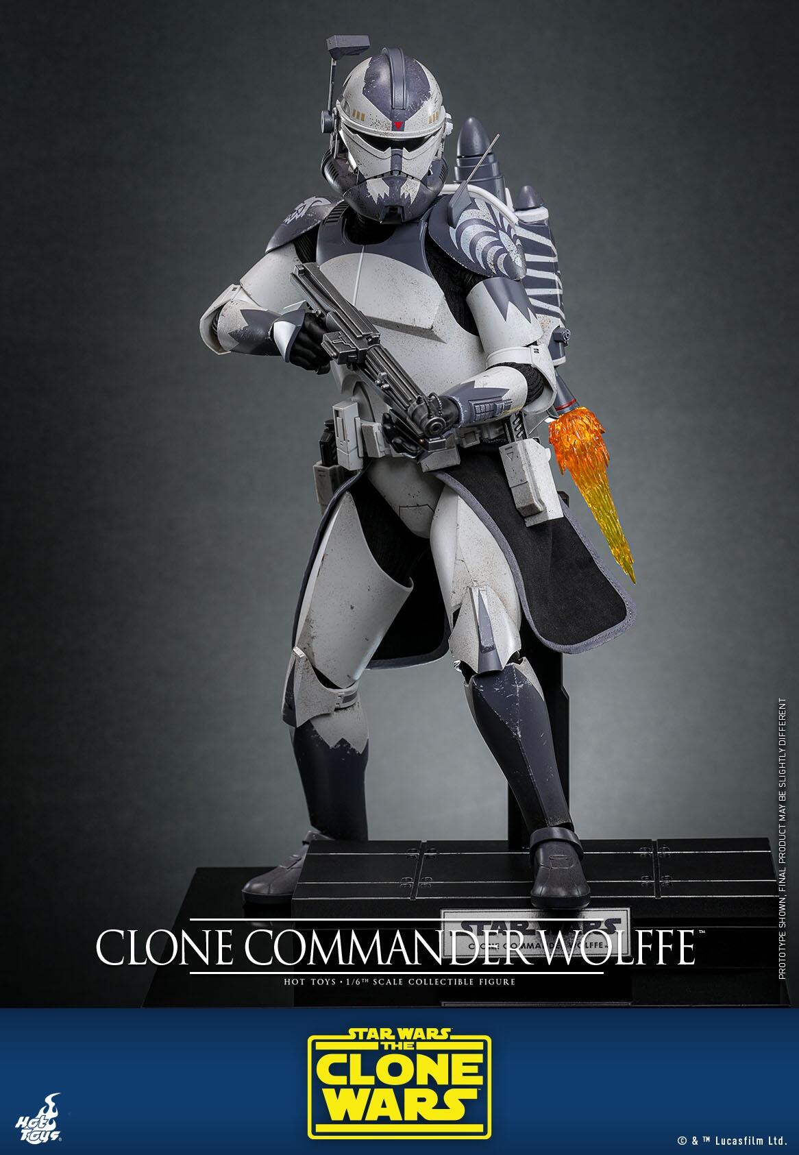 *PRE-ORDER Clone Commander Wolffe - Star Wars: The Clone Wars Hot Toys Collectibles 1/6 Scale ...