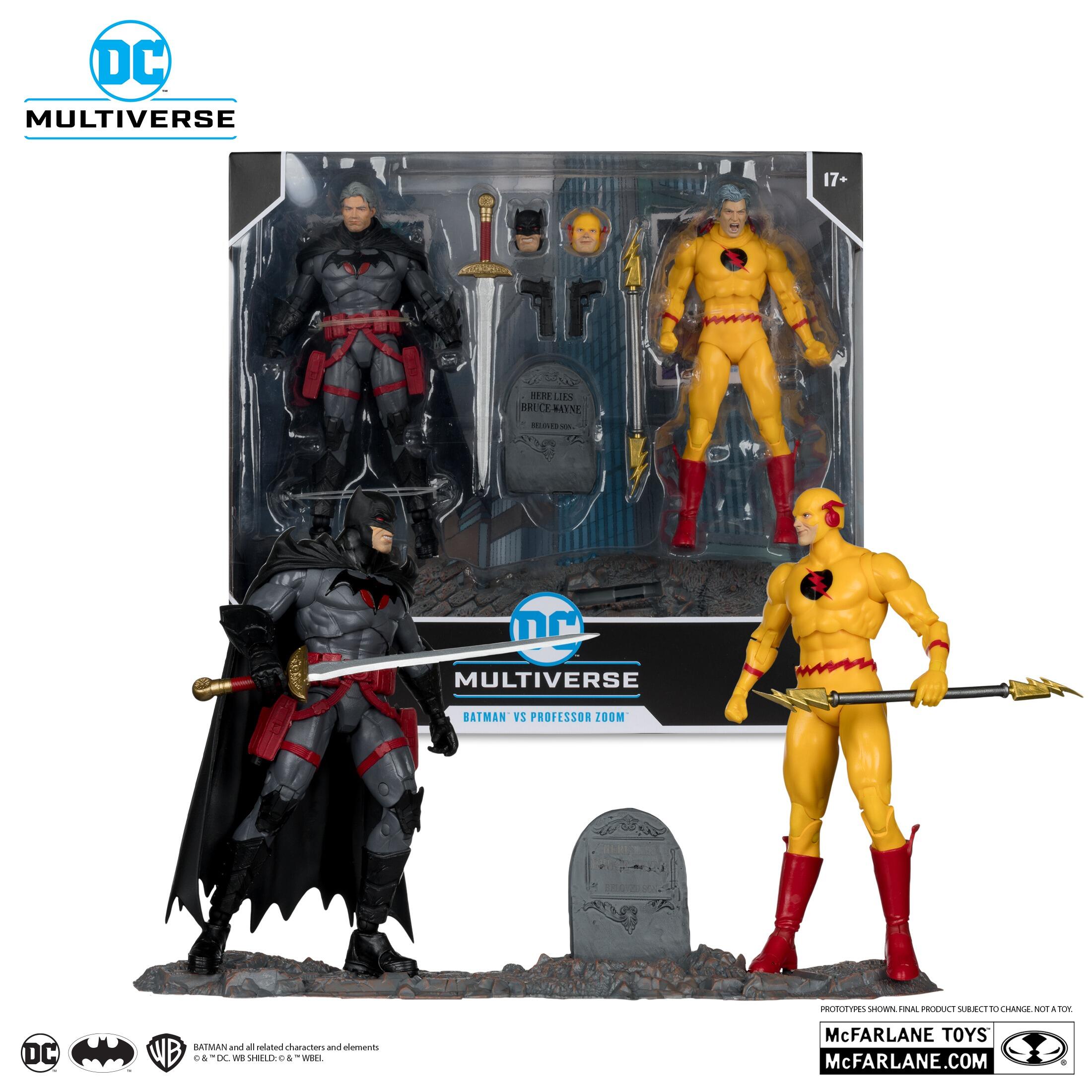 DC Multiverse 7 Inch Action Figure 2-pack - Batmam & Professor Zoom