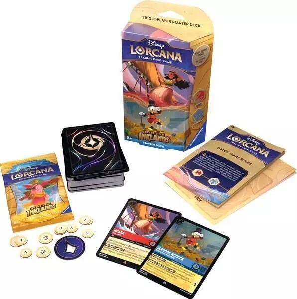 Disney Lorcana Into The Inklands Trading Card Game - Starter Deck ...
