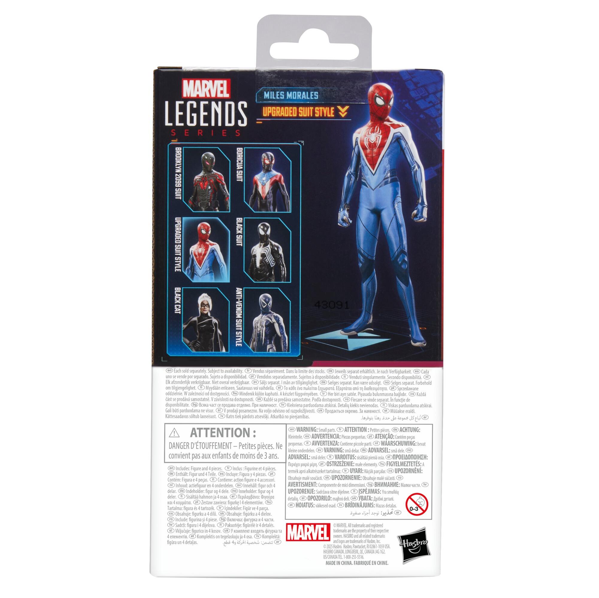 Marvel Legends Spider-Man Gamerverse 6 Inch Action Figures Wave 3 ...