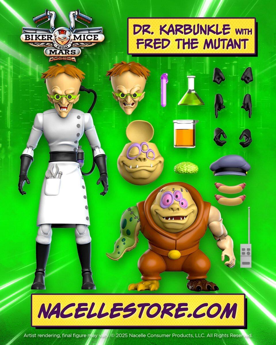 *PRE-ORDER Biker Mice from Mars Action Figure Wave 2 - Set of 5