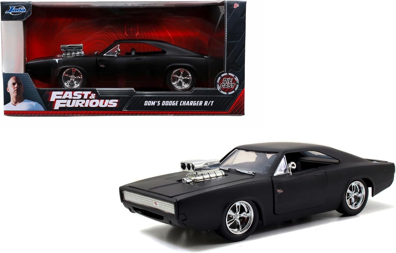 Fast & Furious - Dom's Dodge Charger R/T Hollywood Rides 1:24 Scale Die ...