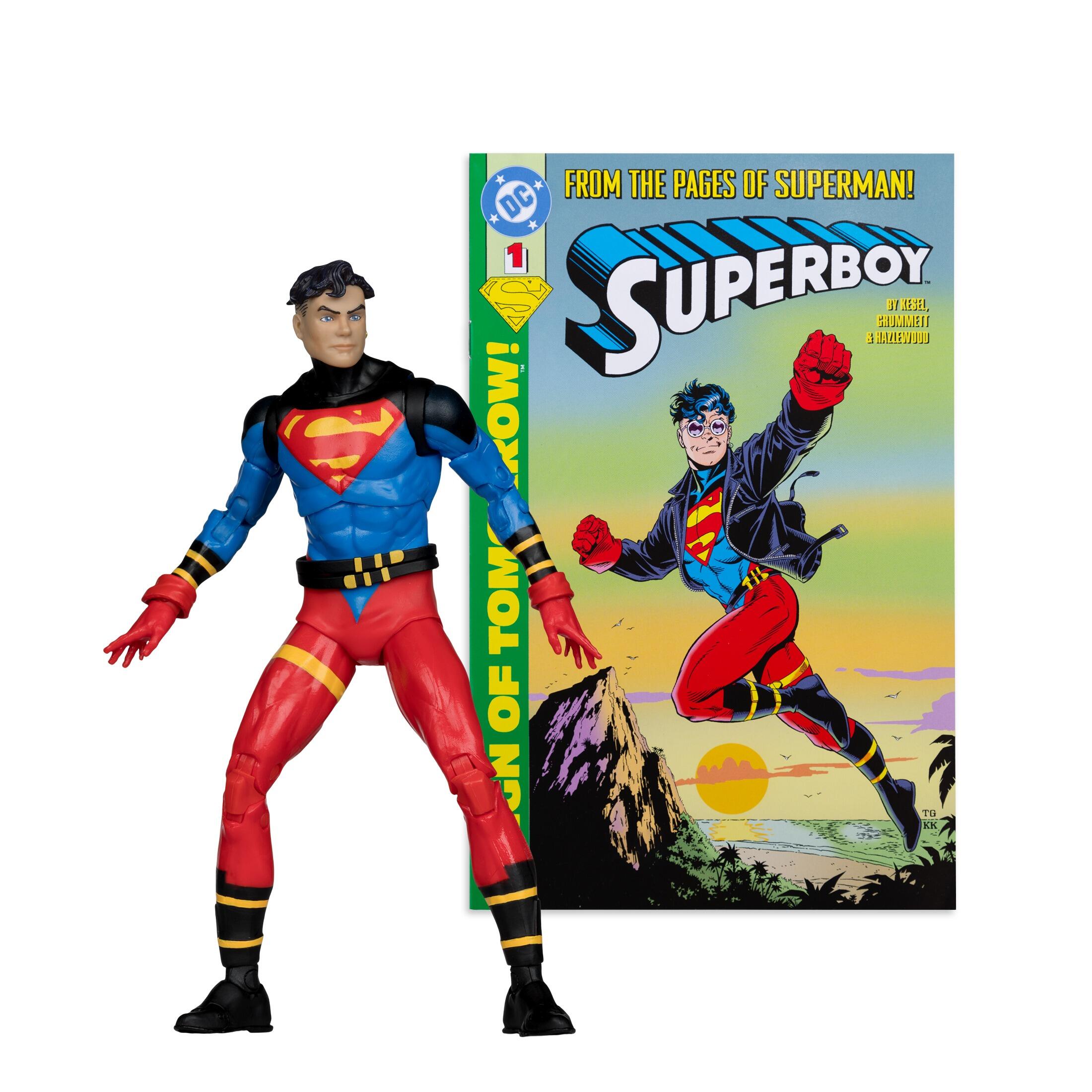 DC Direct 7 Inch Action Figure w/ Comic Wave 9 - Superboy (Superboy #1)