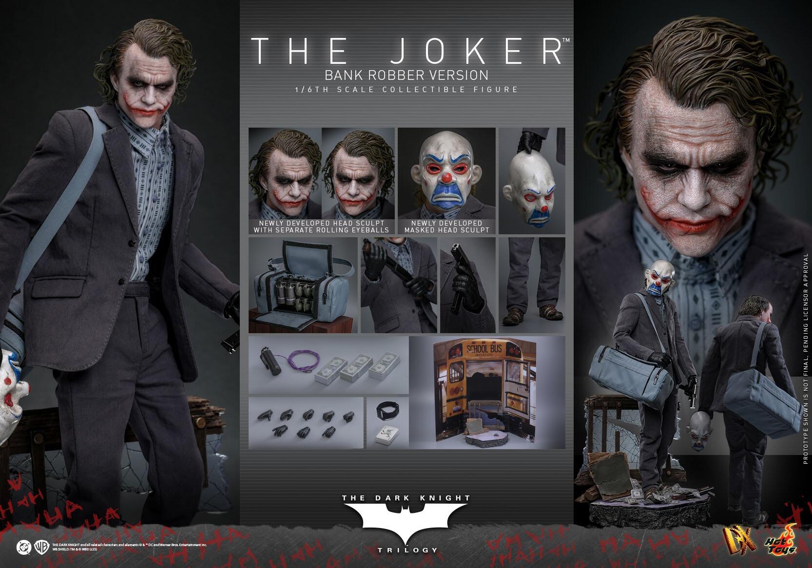 *PRE-ORDER The Joker (Bank Robber) - Batman The Dark Knight Hot Toys ...