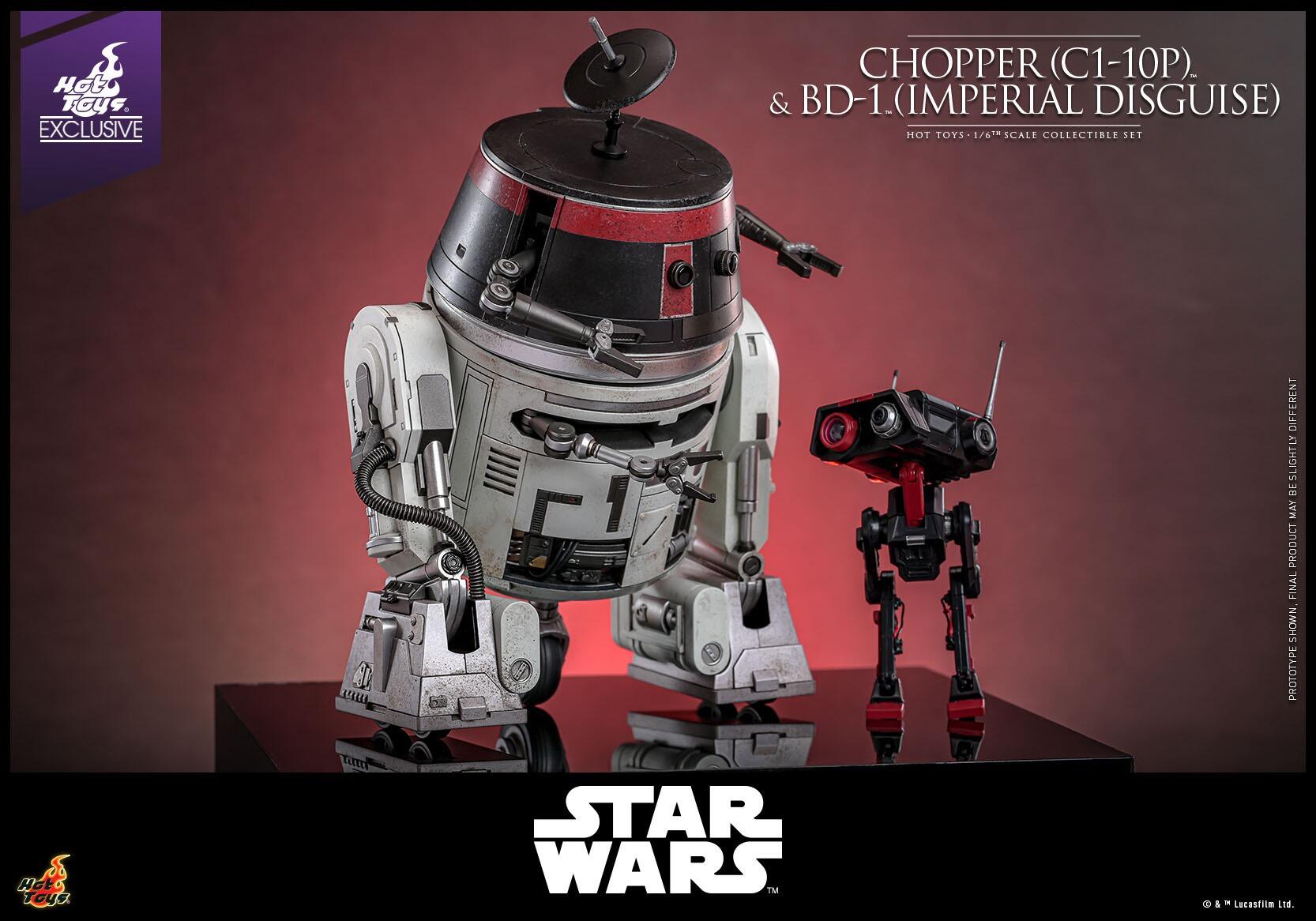 C1-10P Chopper & BD-1 (Imperial Disguise) - Star Wars Hot Toys ...