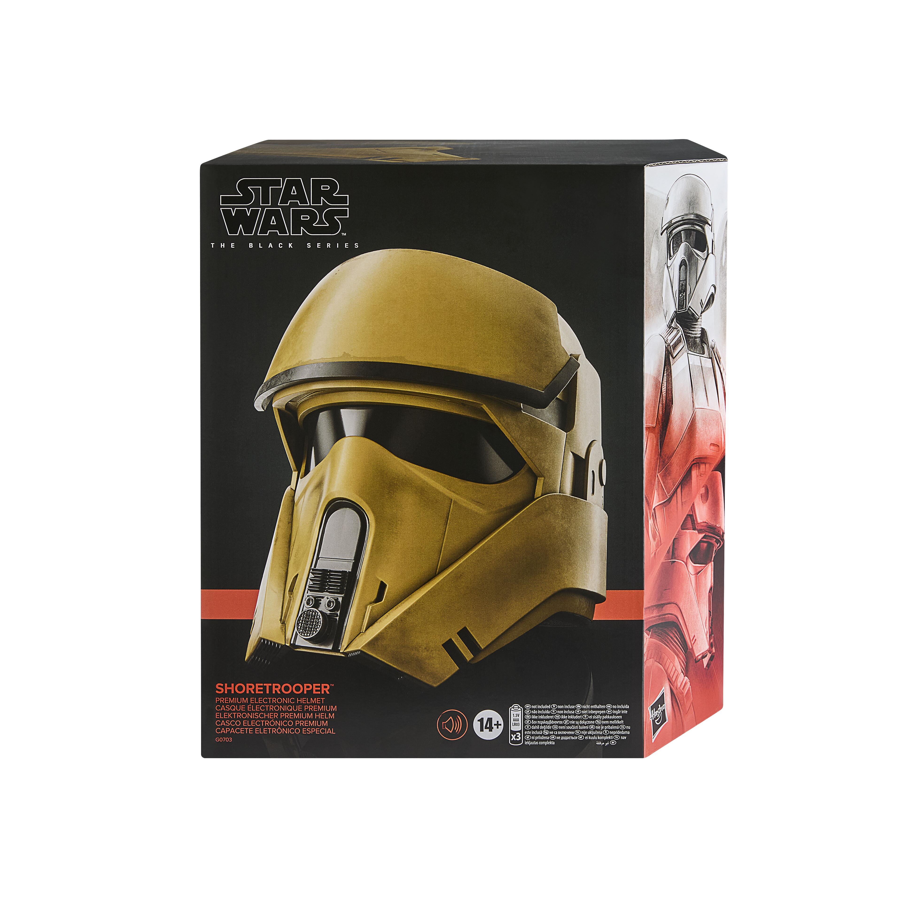 Star Wars The Black Series STAR WARS Black Series Shock Trooper Helmet ...