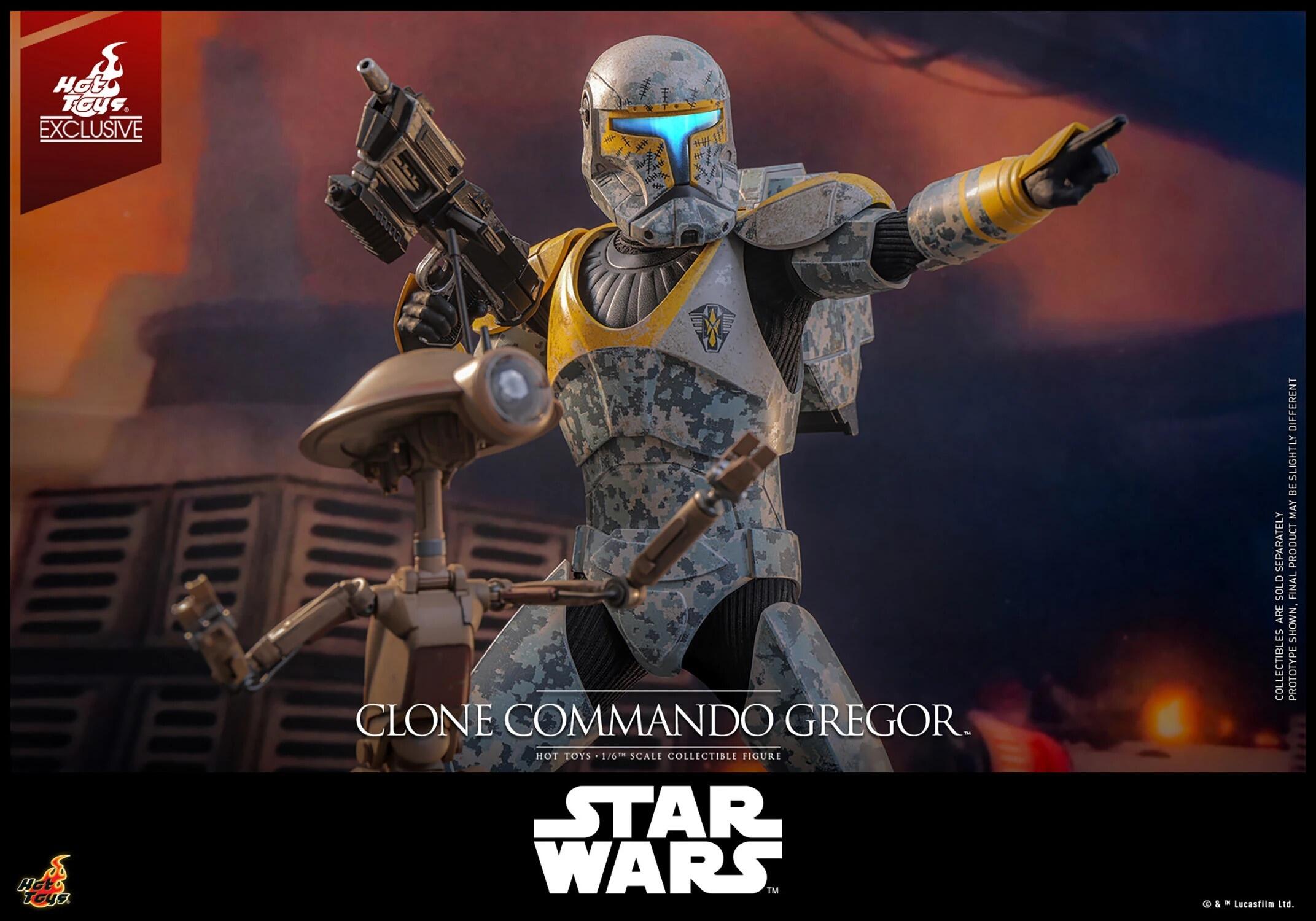 *PRE-ORDER Clone Commando Gregor - Star Wars: The Clone Wars Hot Toys ...