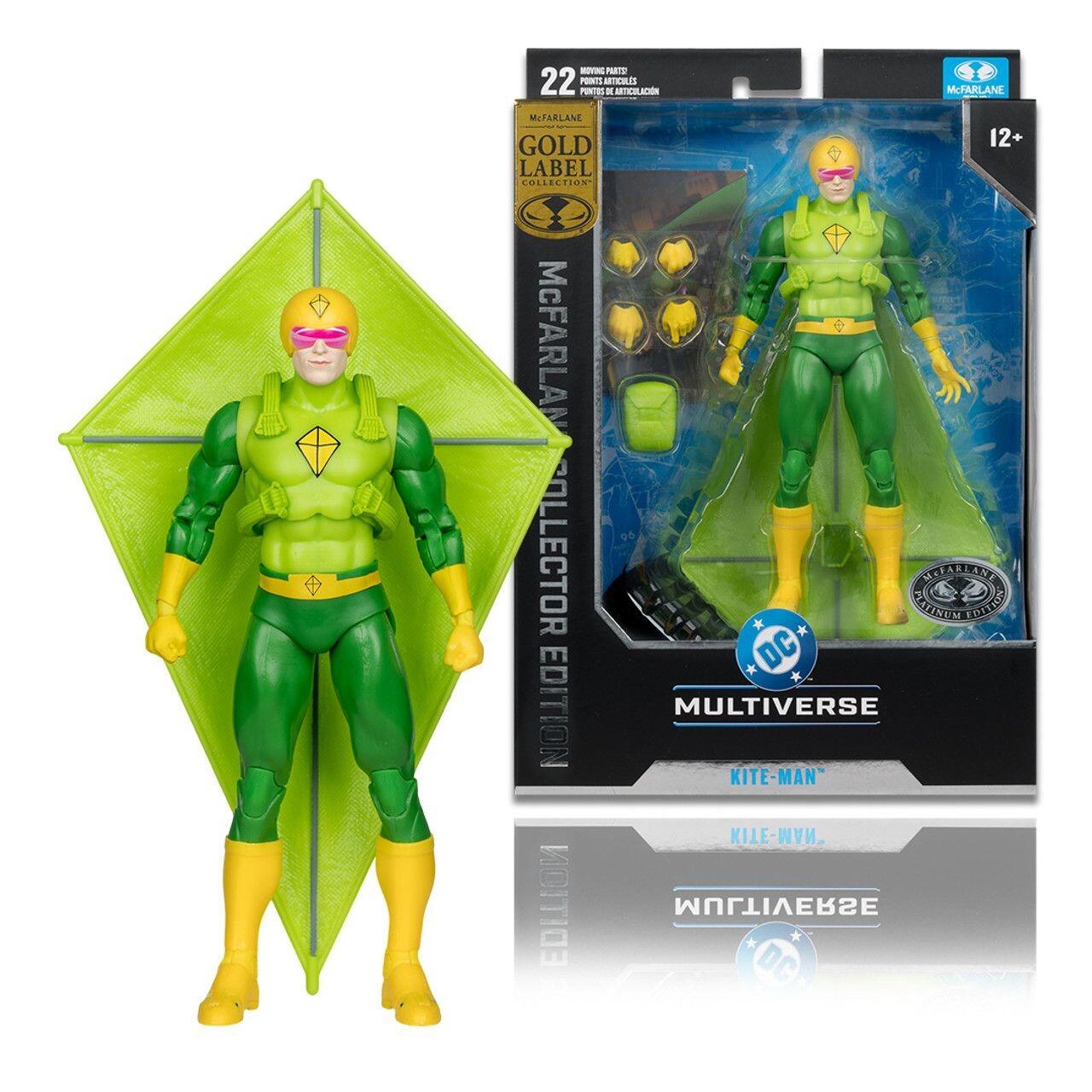 DC McFarlane Collector Edition 7 Inch Action Figure - Kite-Man (Gold ...