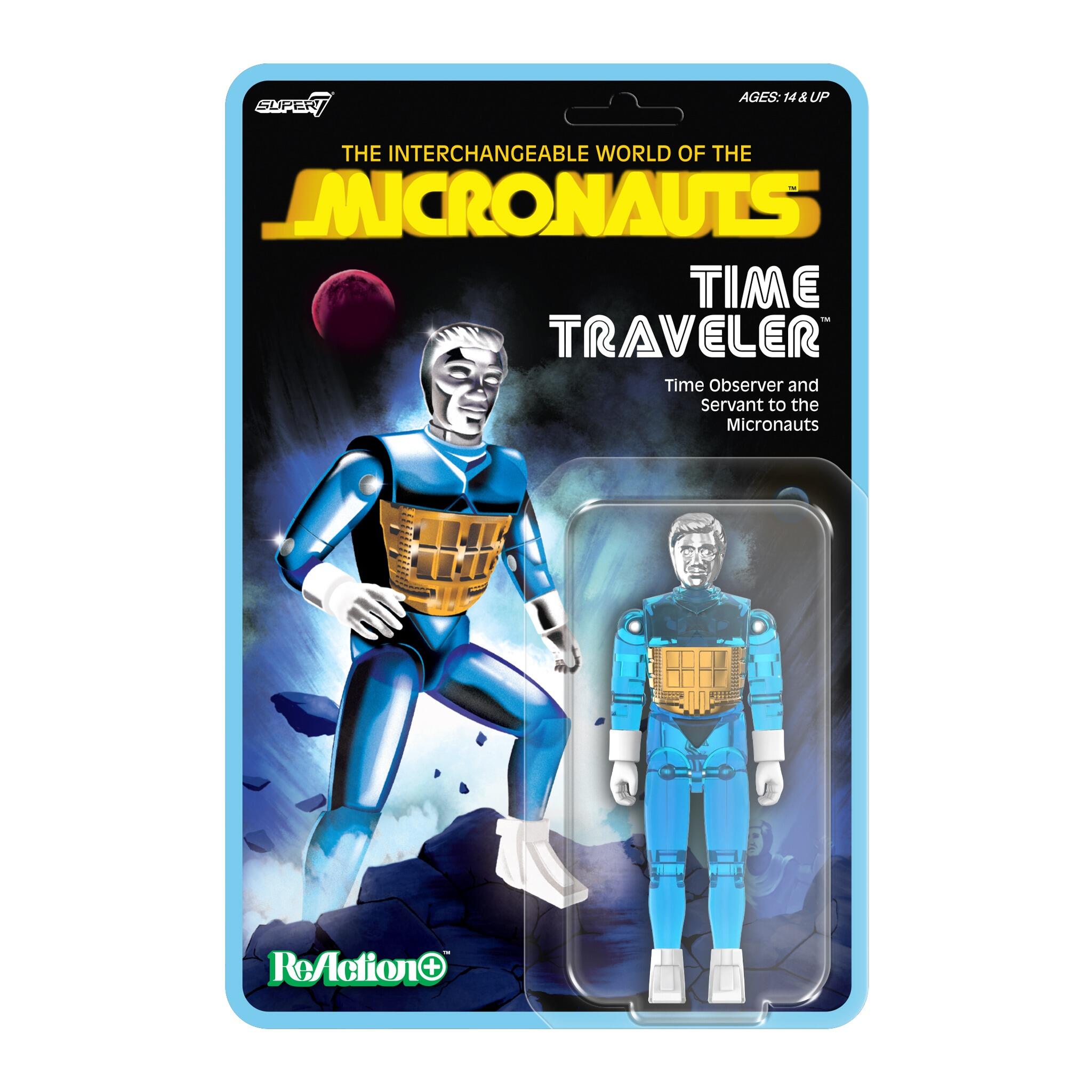 Micronauts ReAction+ Action figure Wave 03 - Time (Translucent Blue)