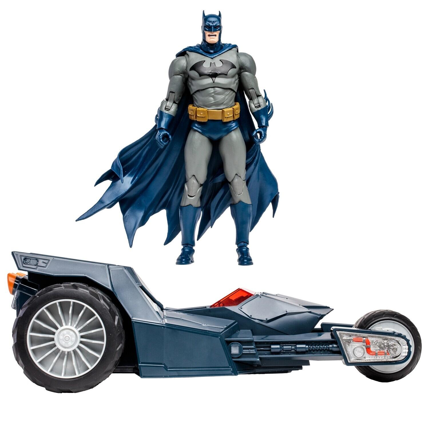 DC Multiverse Vehicle - Bat Raptor with Modern Batman (Gold Label)