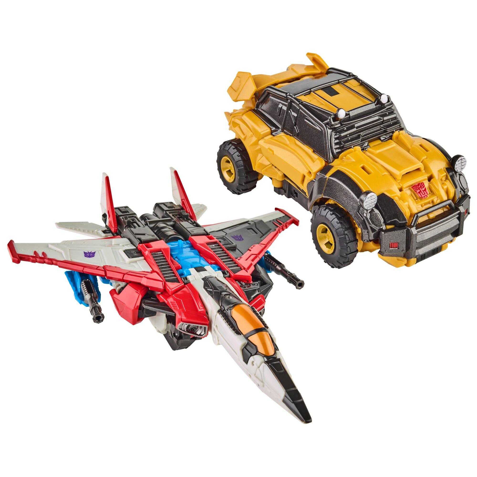 Transformers Reactive Action Figure 2-Pack - Starscream and Bumblebee