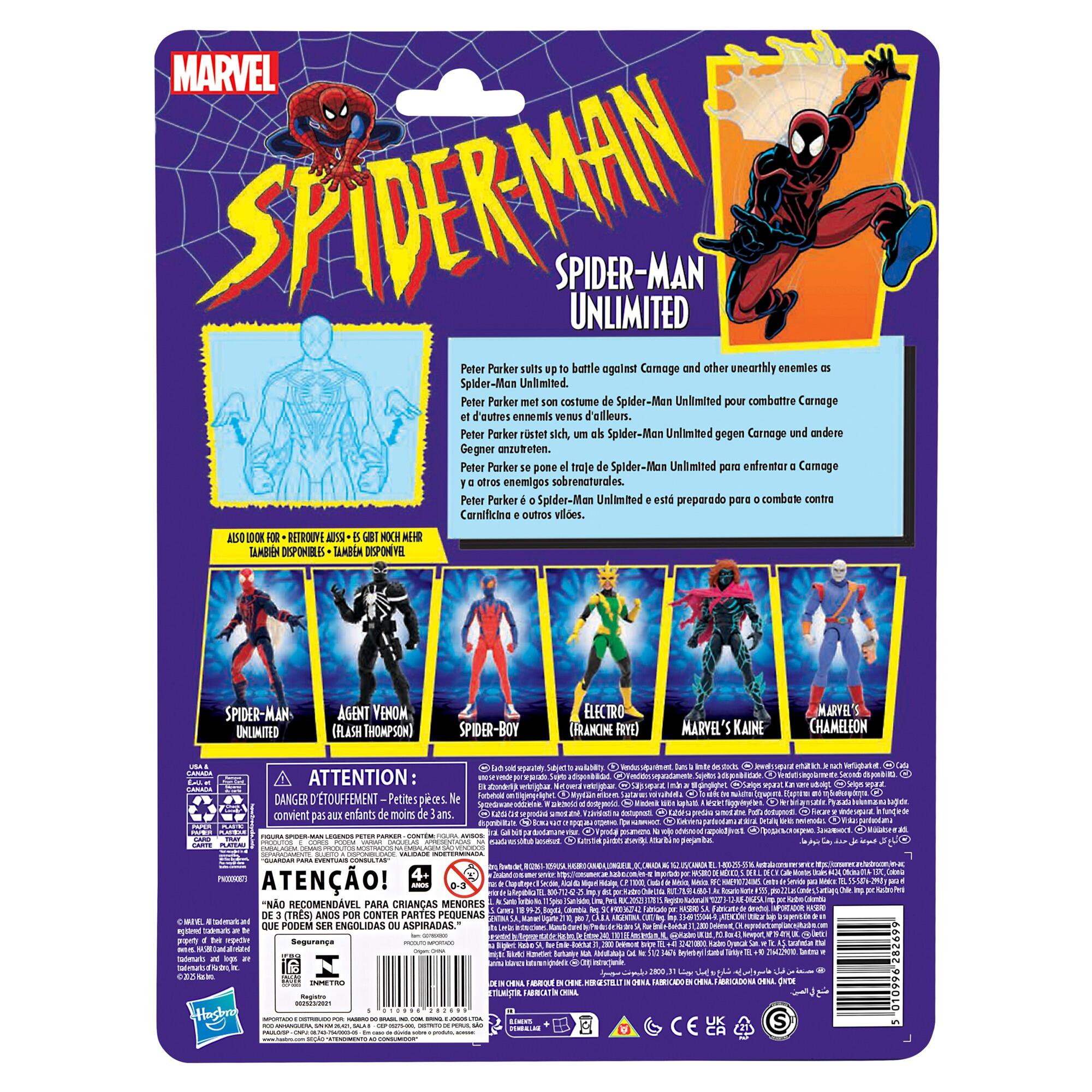Marvel Legends Spider-Man Retro 6 Inch Action Figure Wave 5 - Spider ...