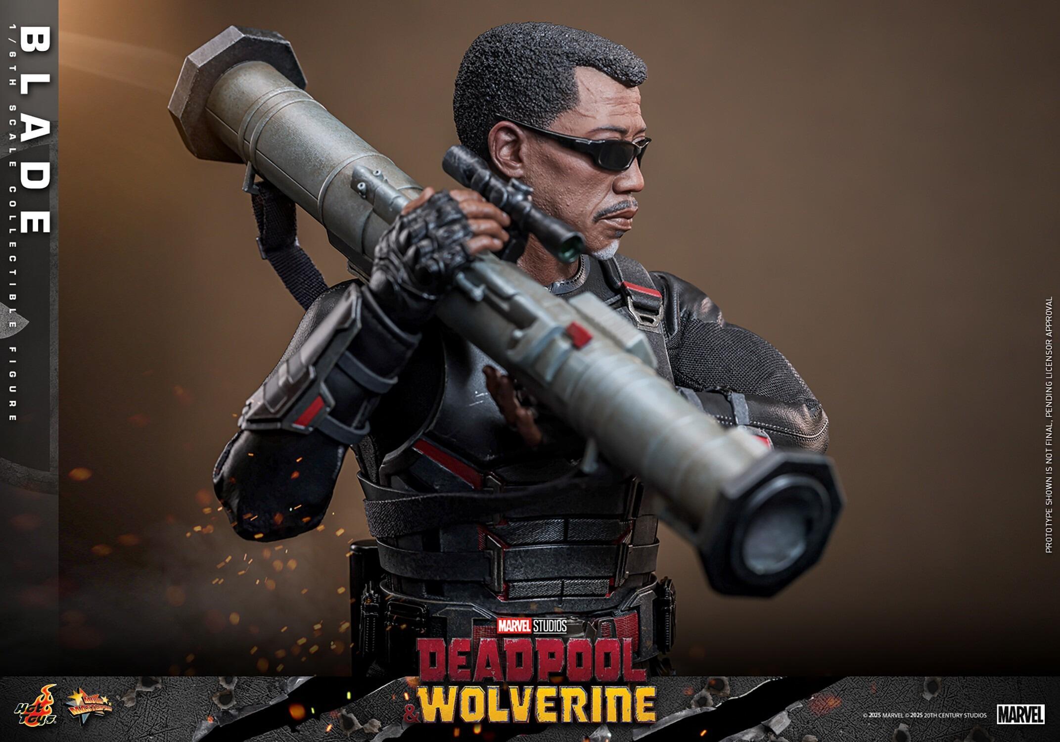 *PRE-ORDER Blade - Marvel Deadpool & Wolverine Hot Toys Collectibles 1/ ...