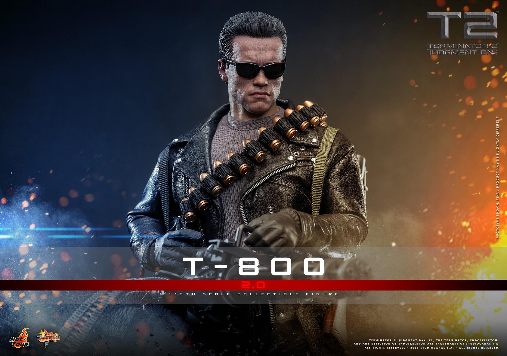 *PRE-ORDER T-800 Terminator (2.0) - Terminator 2: Judgement Day Hot ...