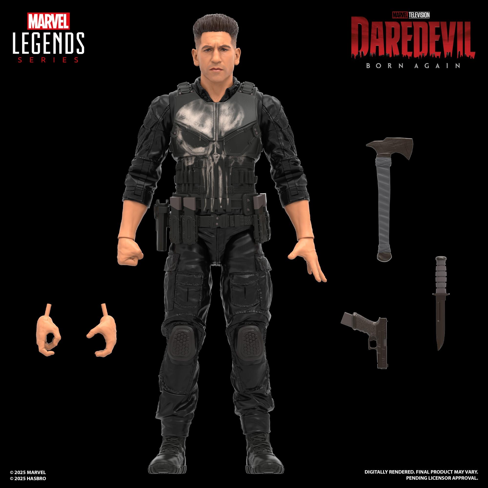 Marvel Legends 6 Inch Exclusive Action Figure - Punisher (Daredevil ...
